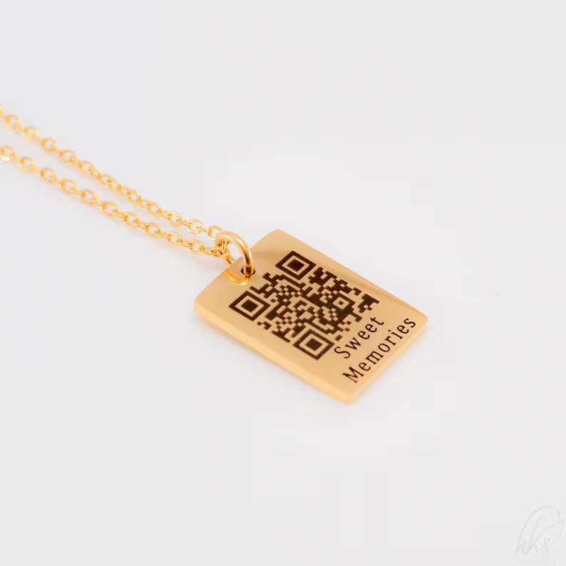 QR Code Necklace – HKS Jewellery